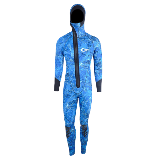 Yon Sub Mens 5MM Front Zip Hooded Full Body Wetsuit